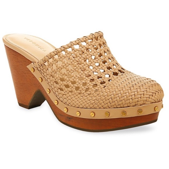 Veronica Beard | Shoes | Nwob Veronica Beard Hardie Woven Leather Clogs ...
